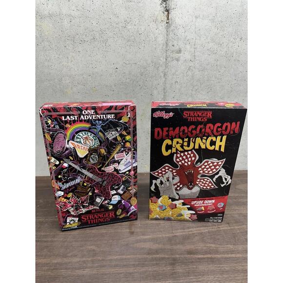 Other | Kelloggs Stranger Things Demogorgon Crunch Cereal Box Sealed ...